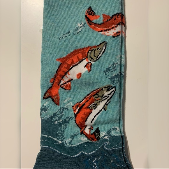 ModSocks | Underwear & Socks | Sockeye Salmon Novelty Dress Socks ...